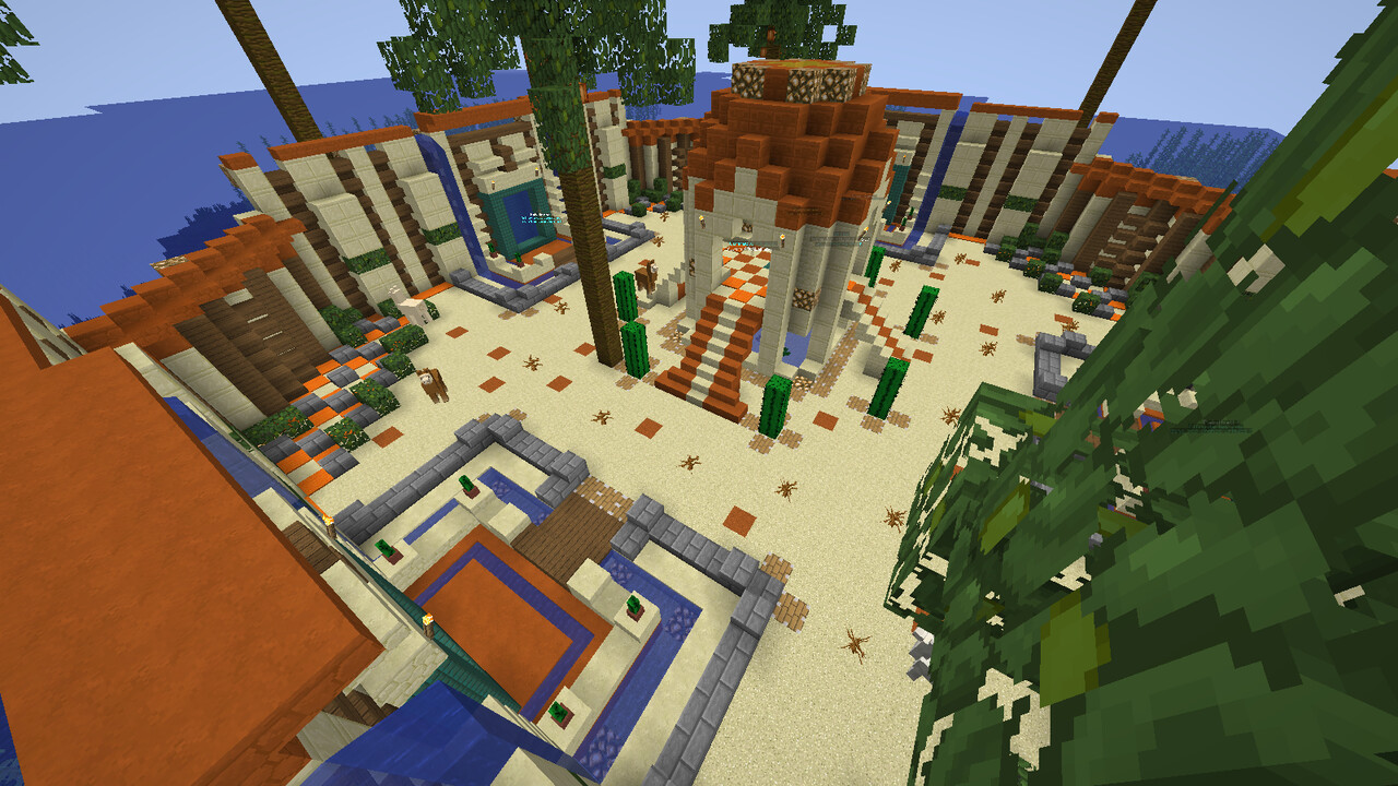Desert lobby/spawn server Minecraft Map