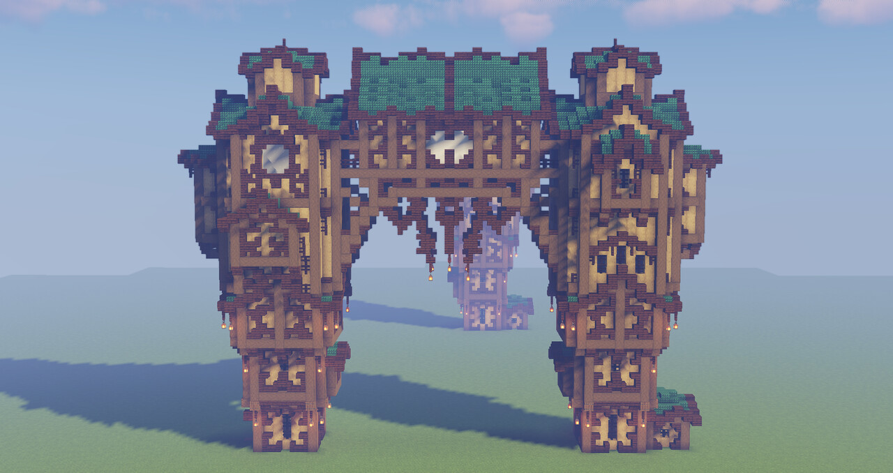 Fantasy Gate Structure Minecraft Map