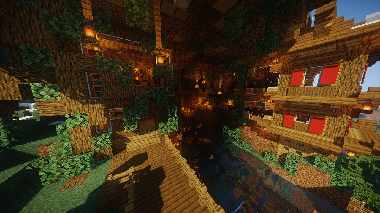 Japanese Mountain House 2 Minecraft Map