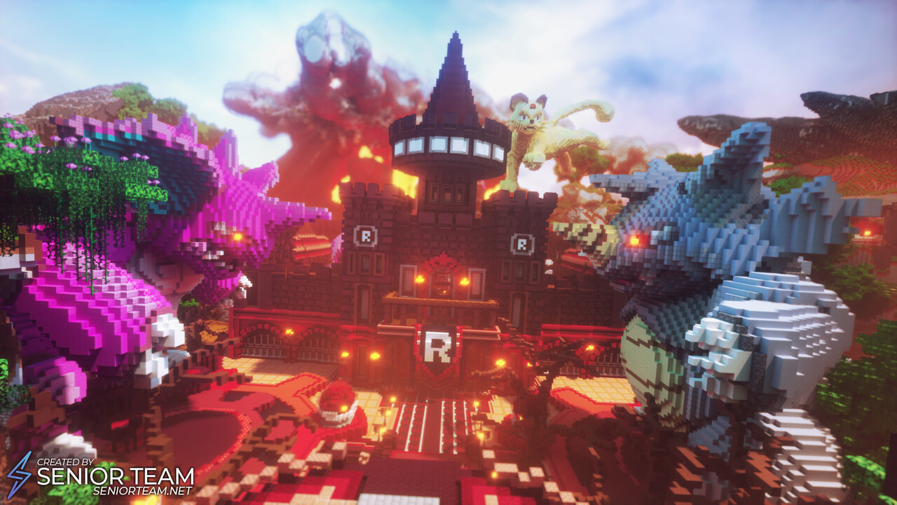 Pokemon Castle Fight Minecraft Map