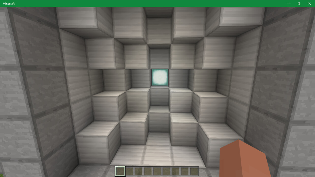 5x5 cave piston door Minecraft Map