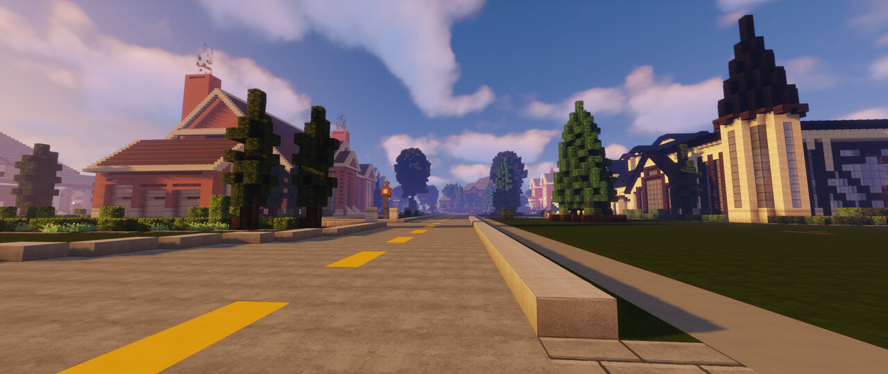 Suburban Neighborhood Minecraft Map