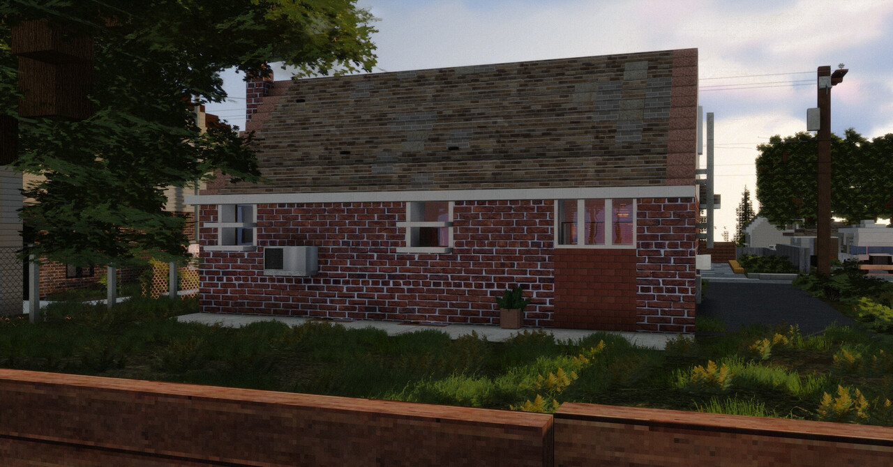 Realistic House | Post-war / Mid Century | TRS Minecraft Map