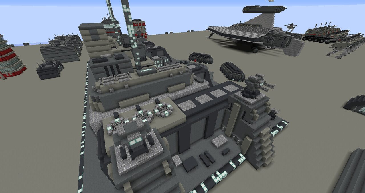 Republic Military base on Coruscant | Minecraft 1.12.2 Minecraft Map