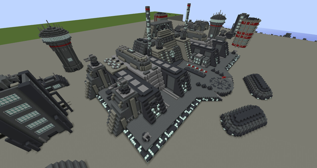 Republic Military base on Coruscant | Minecraft 1.12.2 Minecraft Map