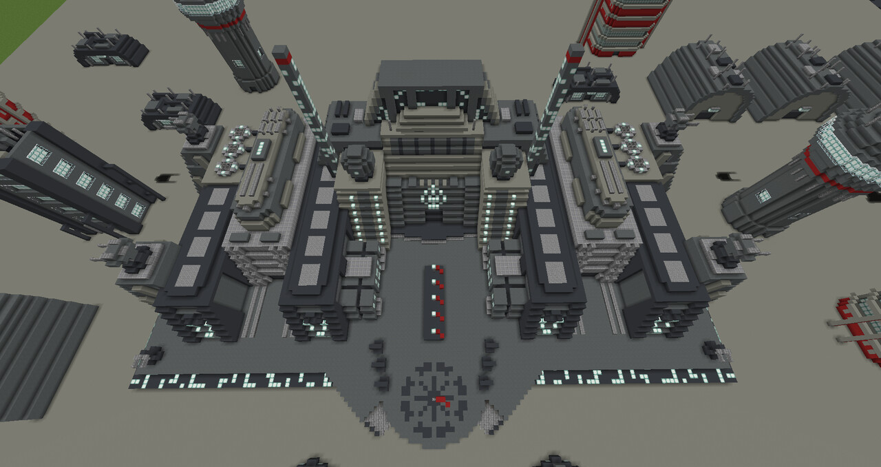 Republic Military base on Coruscant | Minecraft 1.12.2 Minecraft Map