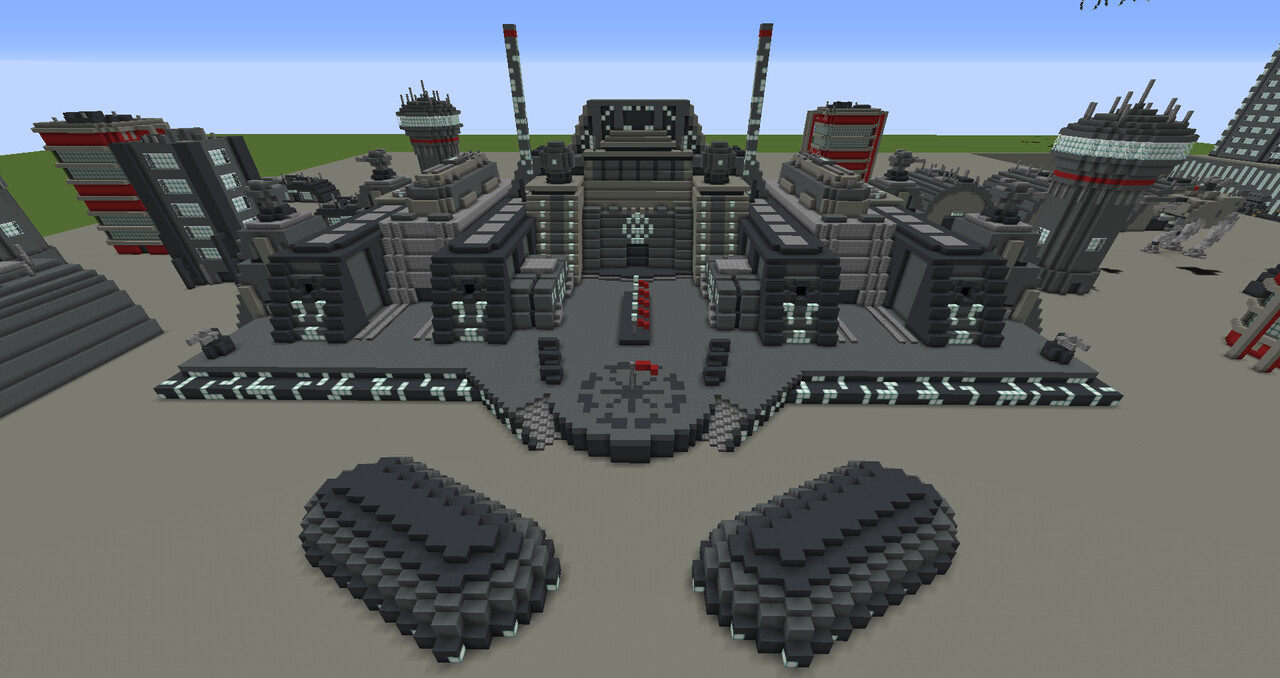 Republic Military base on Coruscant | Minecraft 1.12.2 Minecraft Map