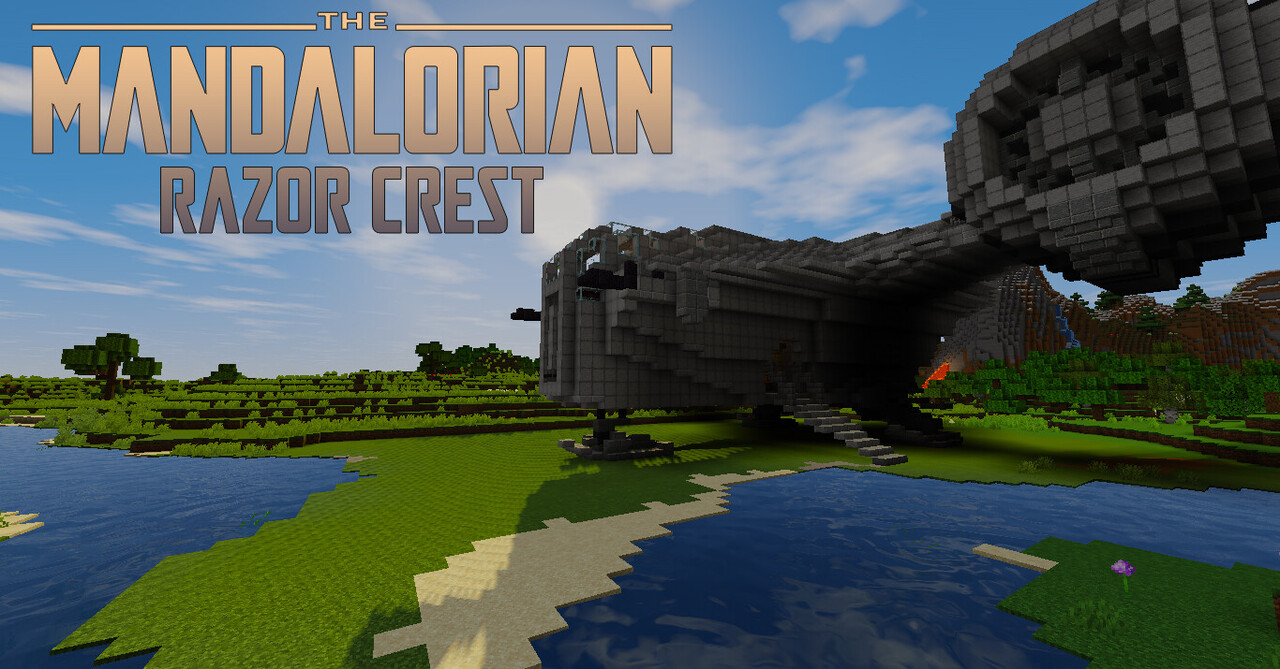 Razor Crest ( from The Mandalorian ) Minecraft Map