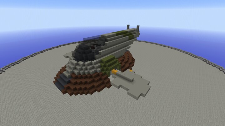 Slave I (Boba Fett) | Firespray 31 Class Patrol / Attack Craft Minecraft Map