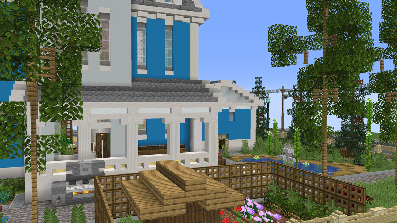 The Blue Lakes - Interior Decorators ! Minecraft Map