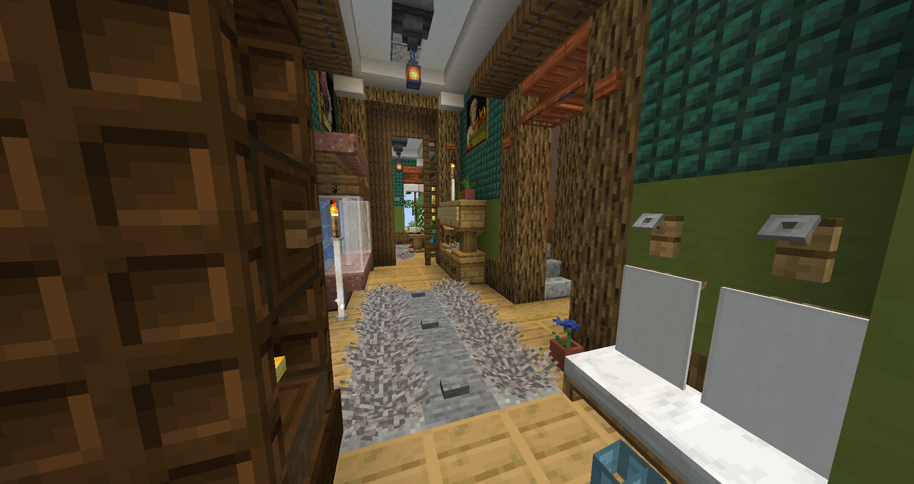 The Blue Lakes - Interior Decorators ! Minecraft Map