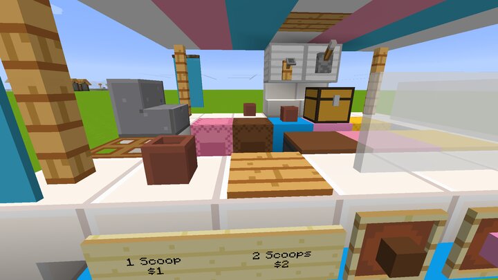Ice Cream Stand Minecraft Map