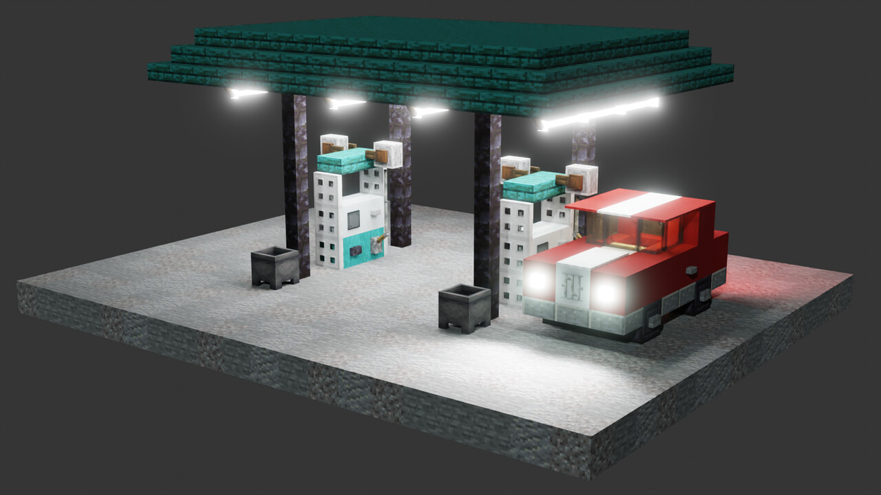 Gas Station Minecraft Map