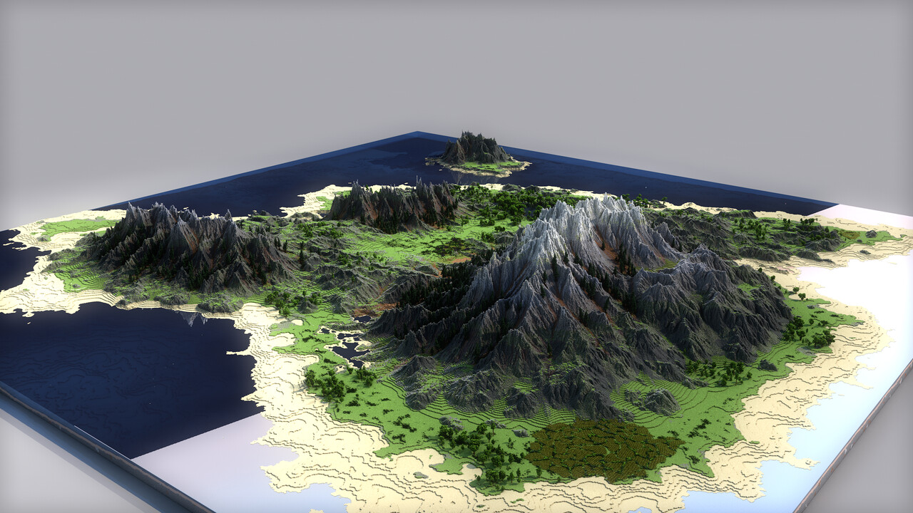 2K X 2K Grande Island - Flawless Art Works Terrain - Terraforming ...