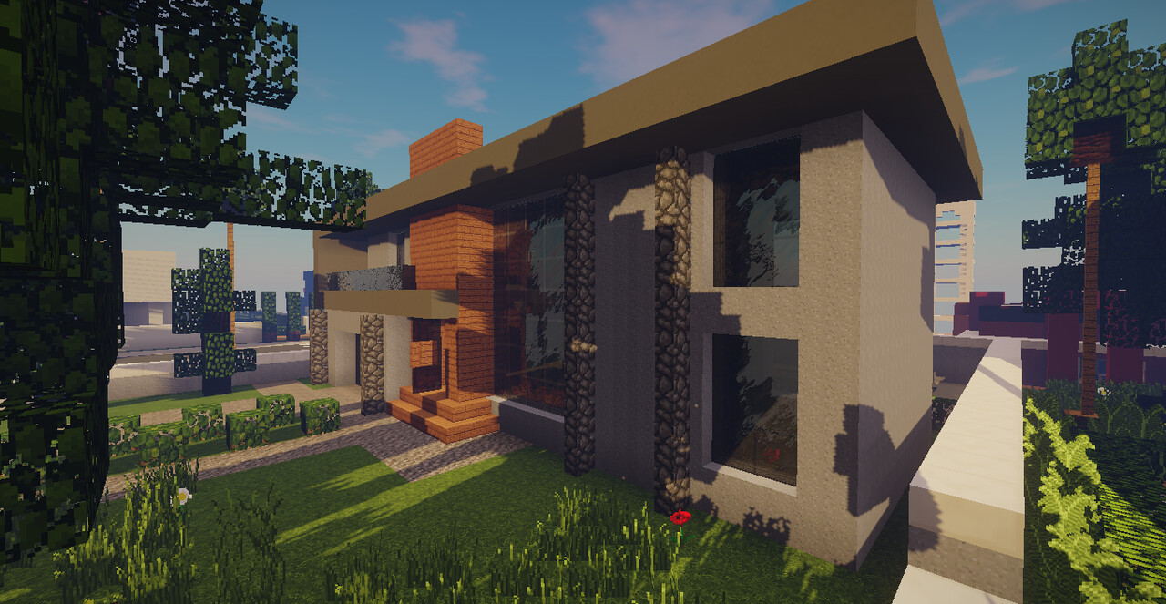 Modern House #31 + Schematics Minecraft Map