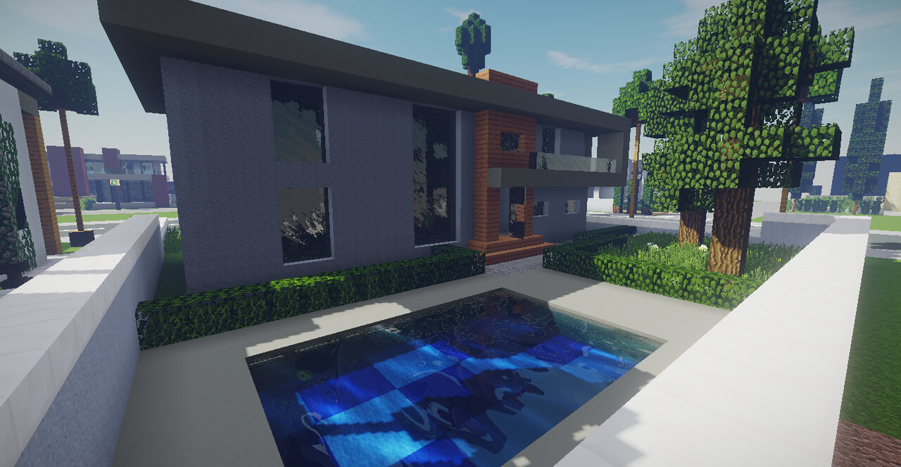 Modern House #31 + Schematics Minecraft Map