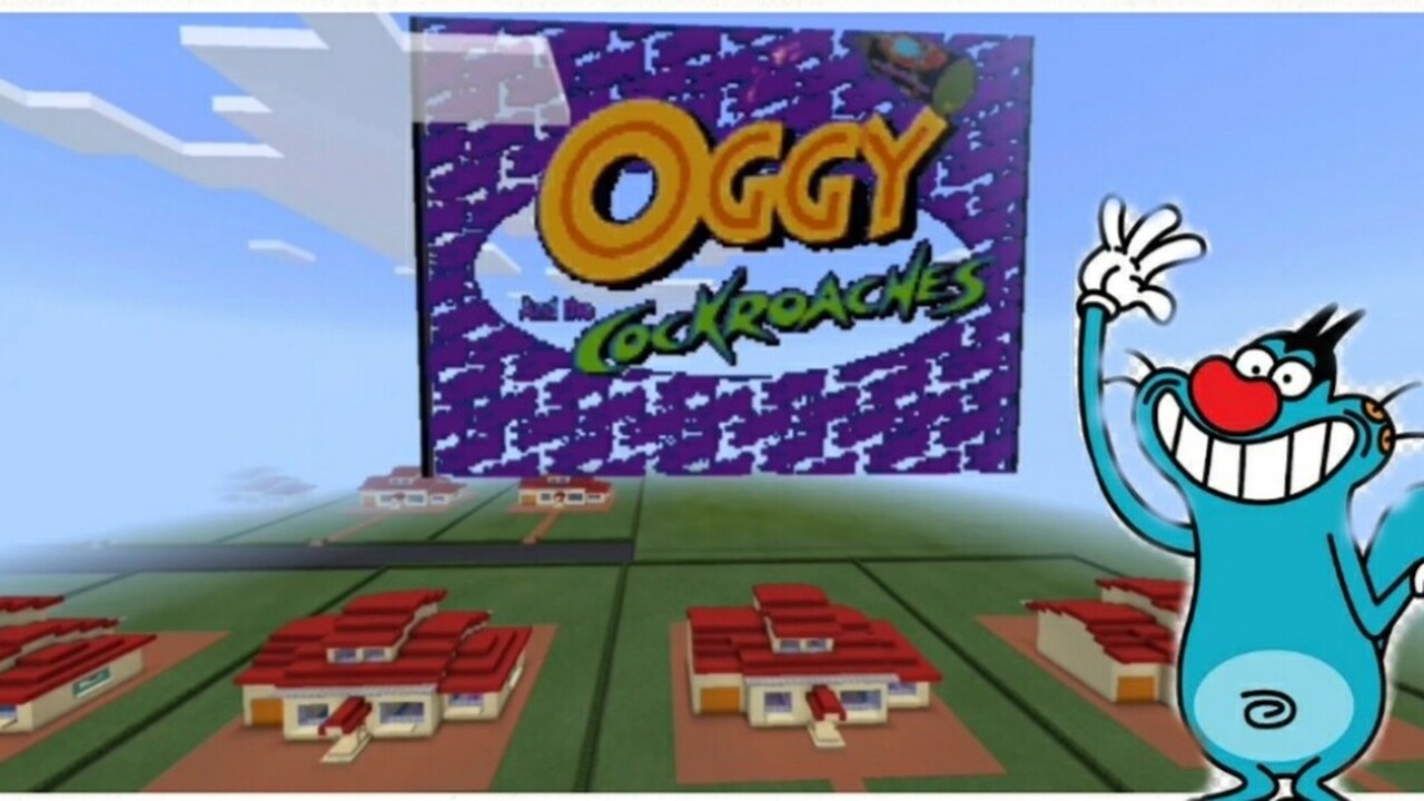 Oggy and cockroaches world Minecraft Map