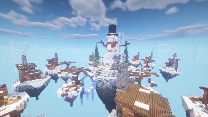 [1.8+] Winter Themed SkyWars Map (Free Download) Minecraft Map
