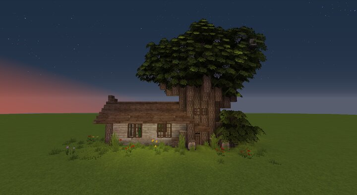 Small Tree House Minecraft Map