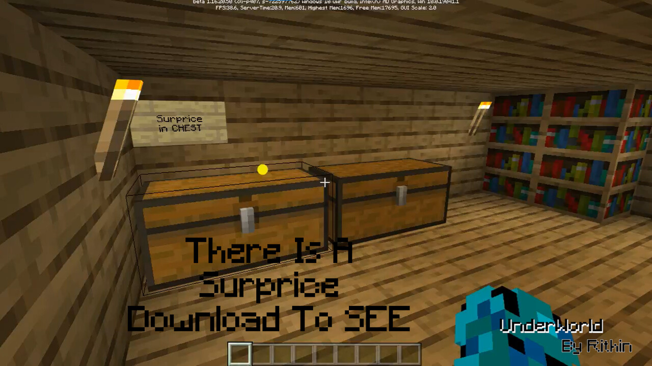 UNDERWORLD - The World Of Mystery Minecraft Map