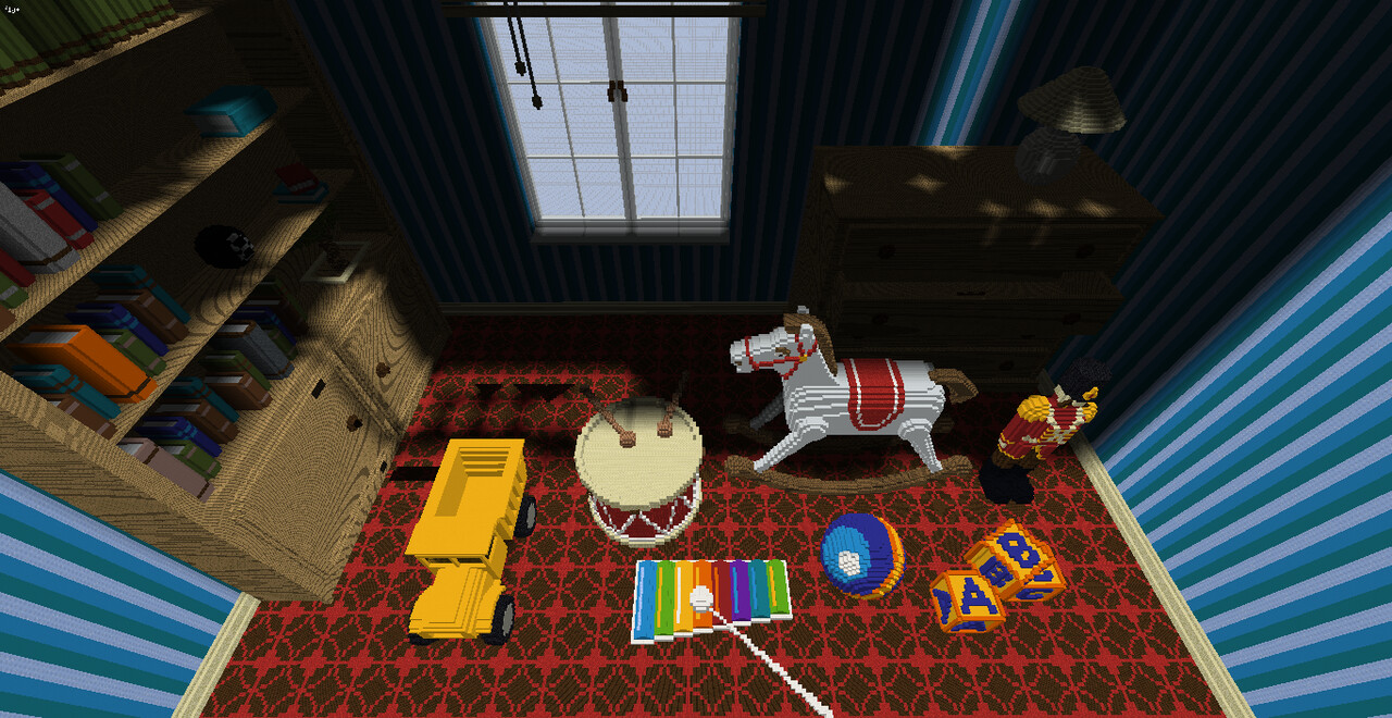 Play Room - Find the Spiders Game. Minecraft Map