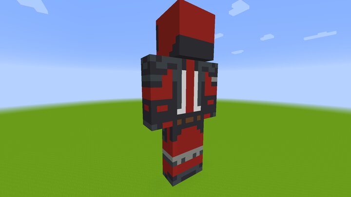 Deadpool Statue Minecraft Map