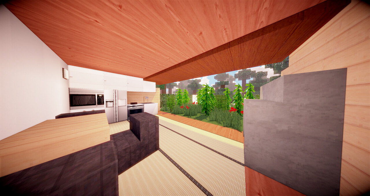 Basic Modern House Minecraft Map
