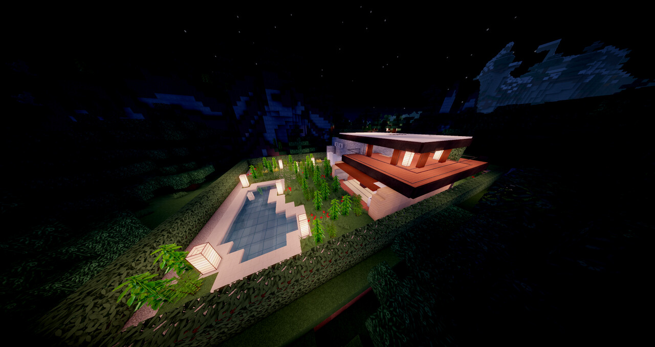 Basic Modern House Minecraft Map
