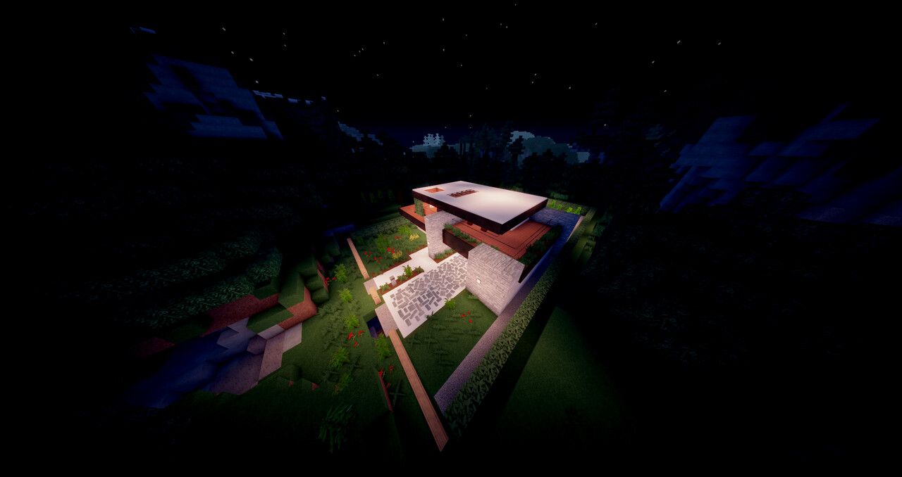 Basic Modern House Minecraft Map