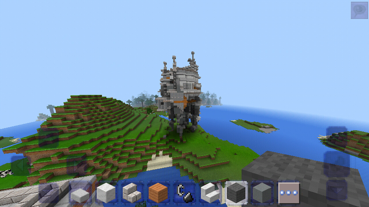 different style of scfi build on #MCPE #Minecraft Minecraft Map