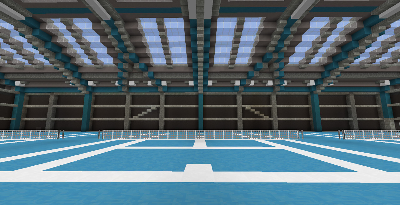 Tennis Complex - 3 Tennis Courts Minecraft Map