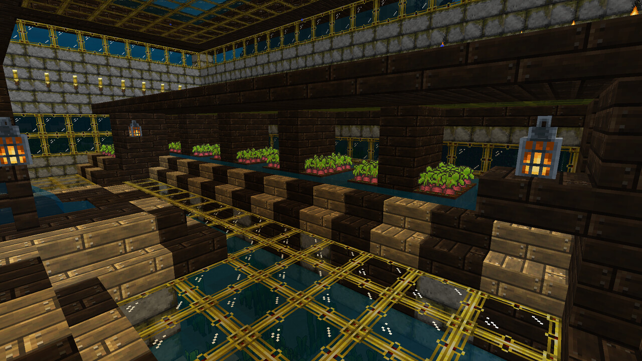 bedrock ocean underwater base Minecraft Map