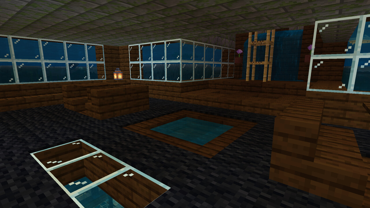 bedrock ocean underwater base Minecraft Map