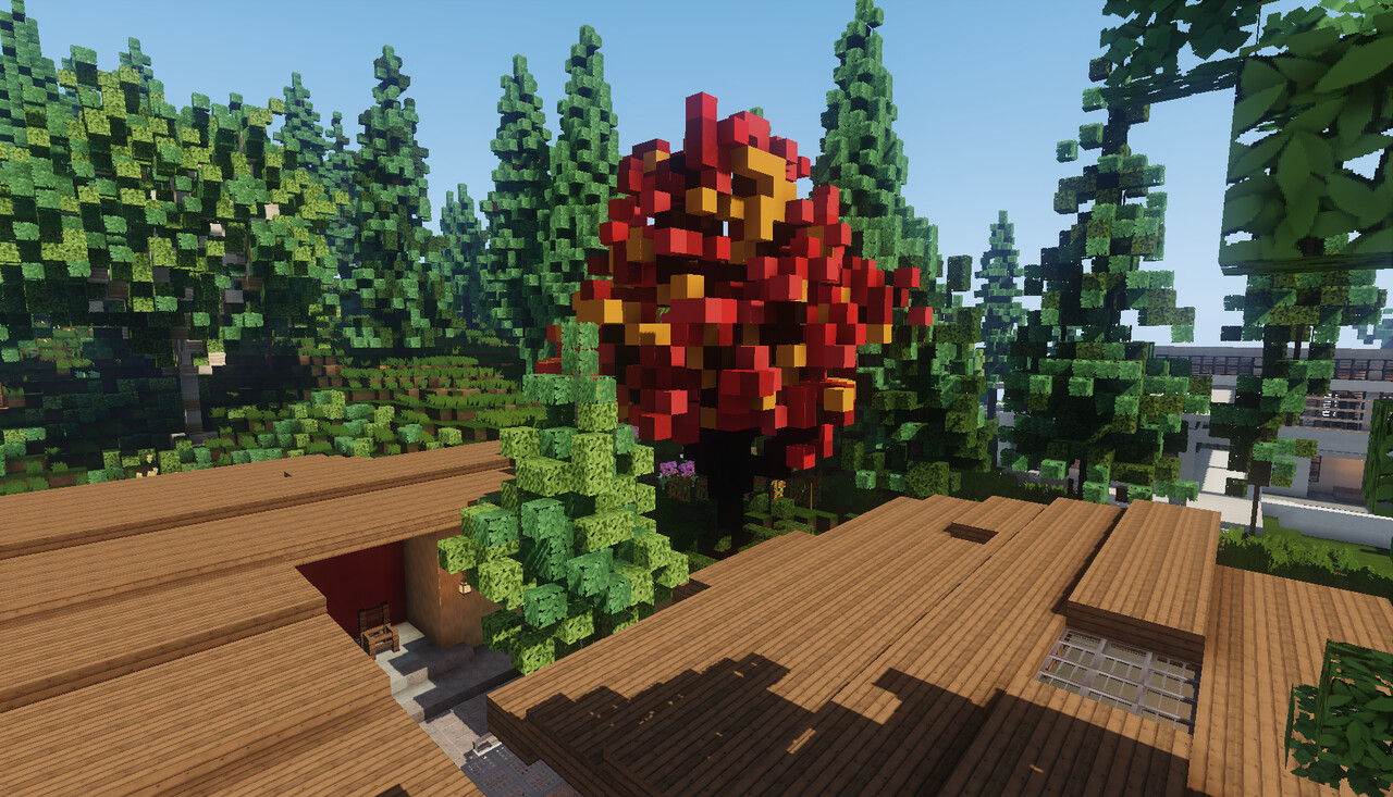 Mid-Century Modern House -- YAMI -- Minecraft Map