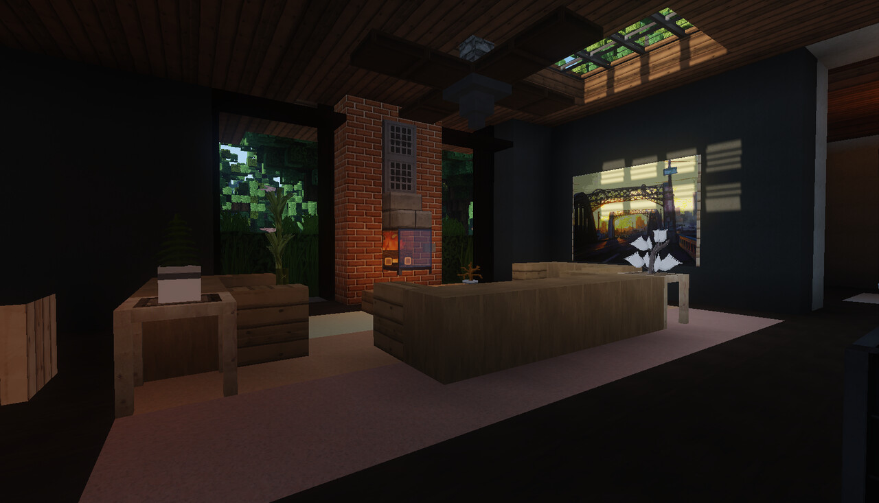 Mid-Century Modern House -- YAMI -- Minecraft Map
