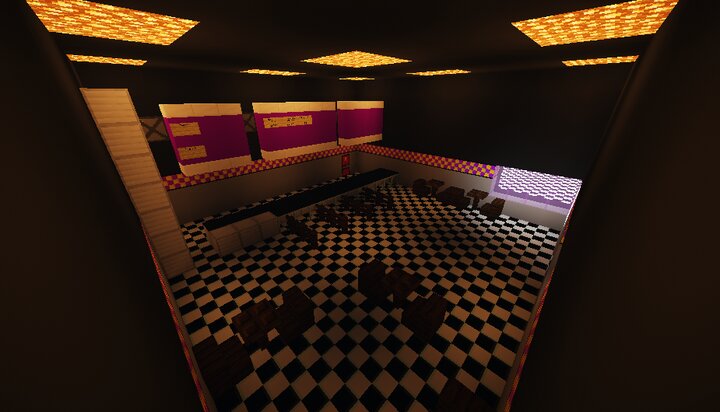 !! Giant Map Saga Five Nights at Freddy's¡¡ Security Breach Mega Pizza ...