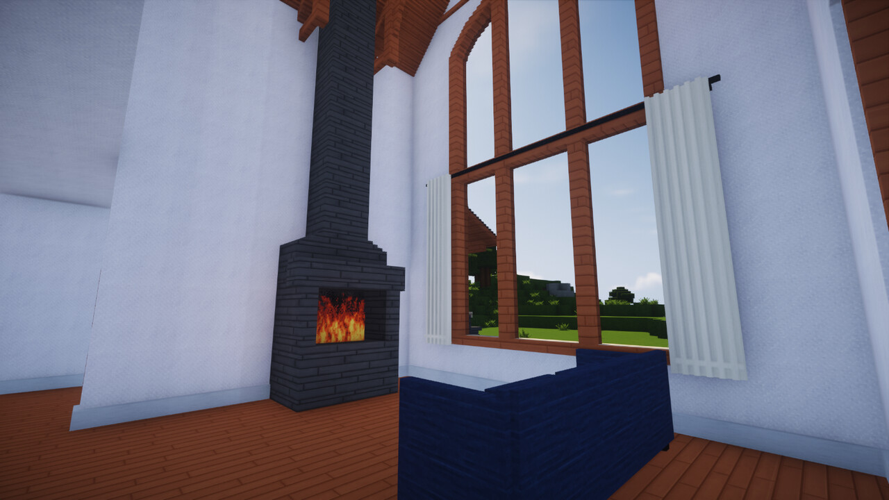 Modern house - Chisel&bits 3 Minecraft Map