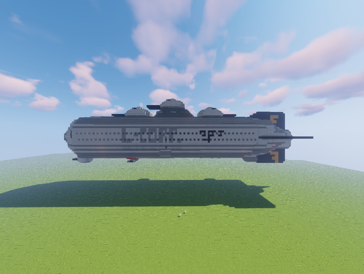 Super-Heavy-Air-Battleship INS Behemoth "Super Behemoth" Minecraft Map