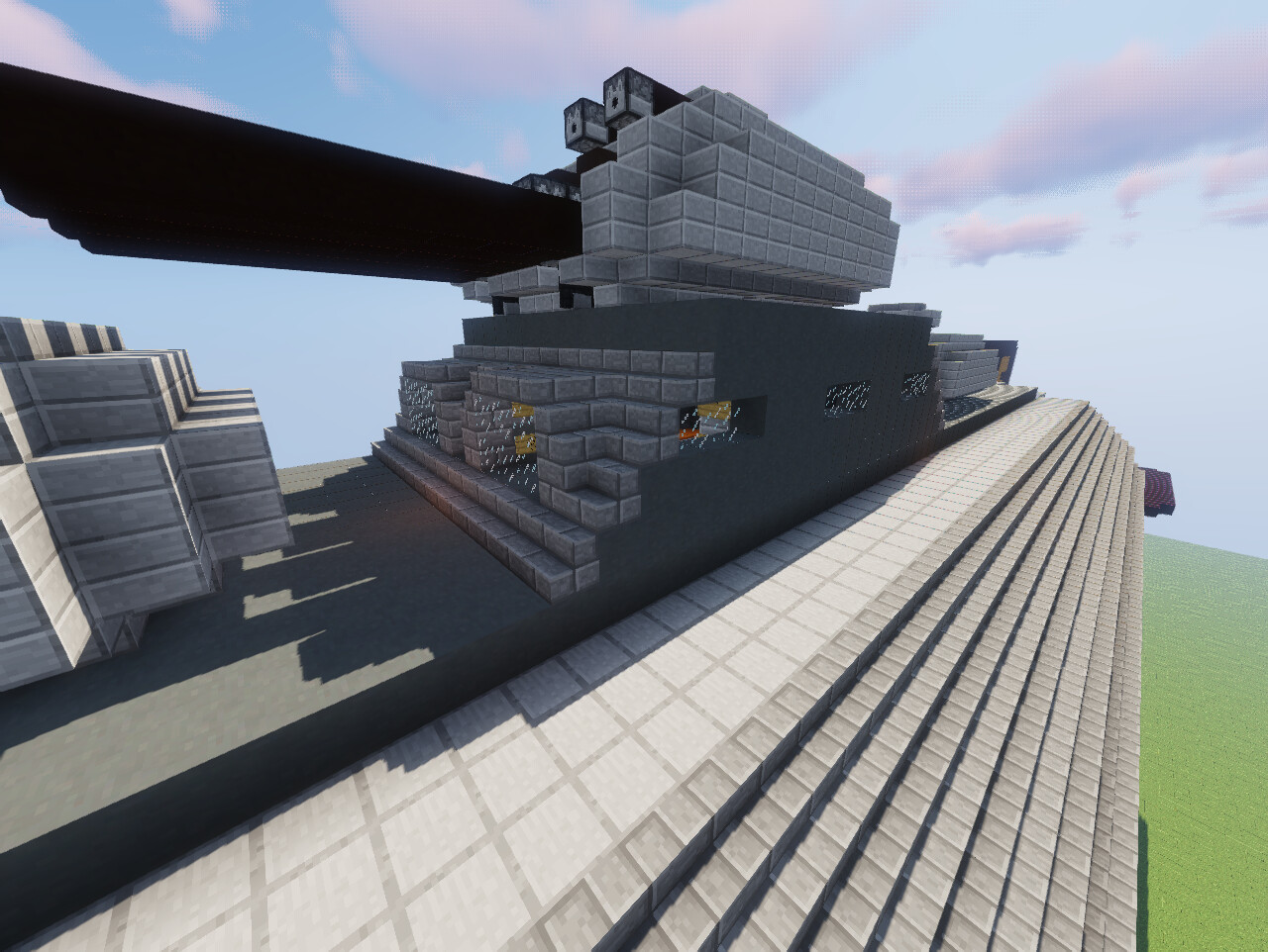 Super-Heavy-Air-Battleship INS Behemoth "Super Behemoth" Minecraft Map