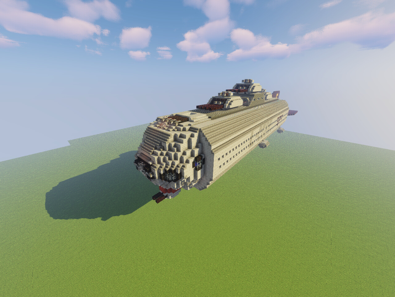 Super-Heavy-Air-Battleship INS Behemoth "Super Behemoth" Minecraft Map