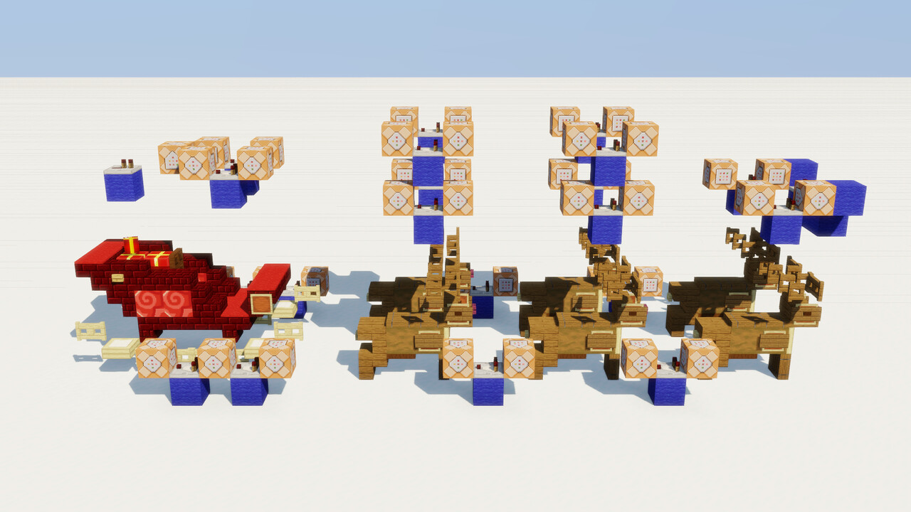 Santa Sleigh Minecraft Map
