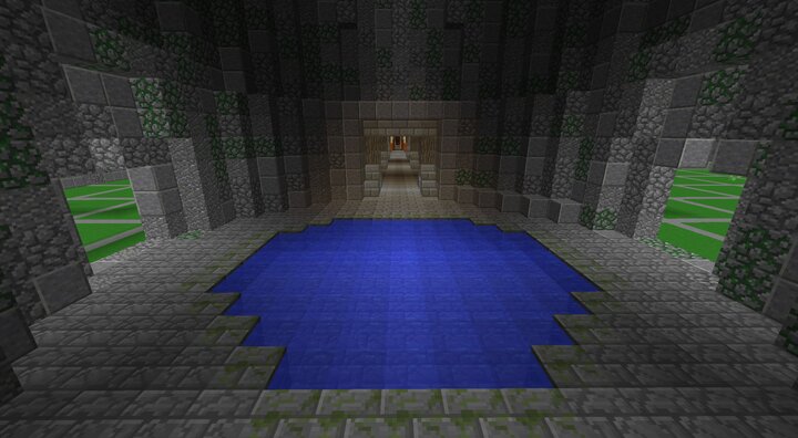 Modular Dungeon Hallway Schematics and World Map Minecraft Map