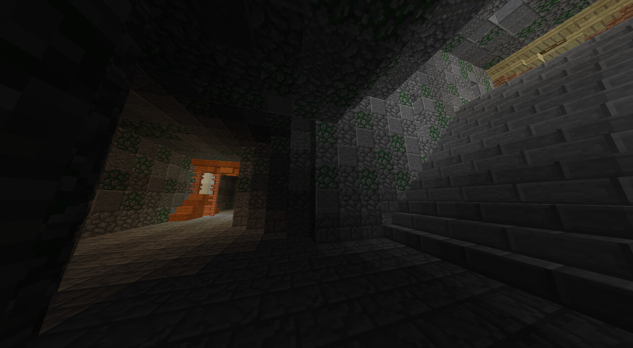 Modular Dungeon Hallway Schematics and World Map Minecraft Map