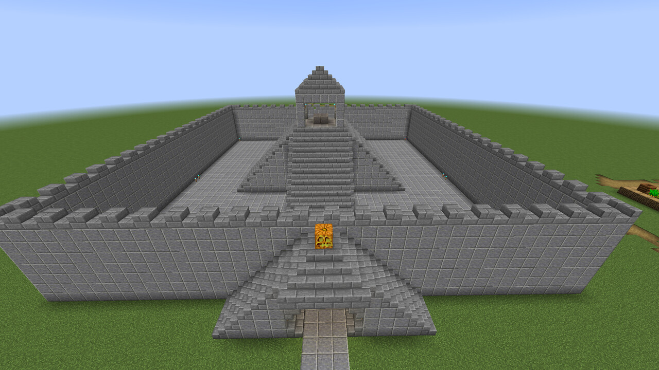 Aztec temple Minecraft Map