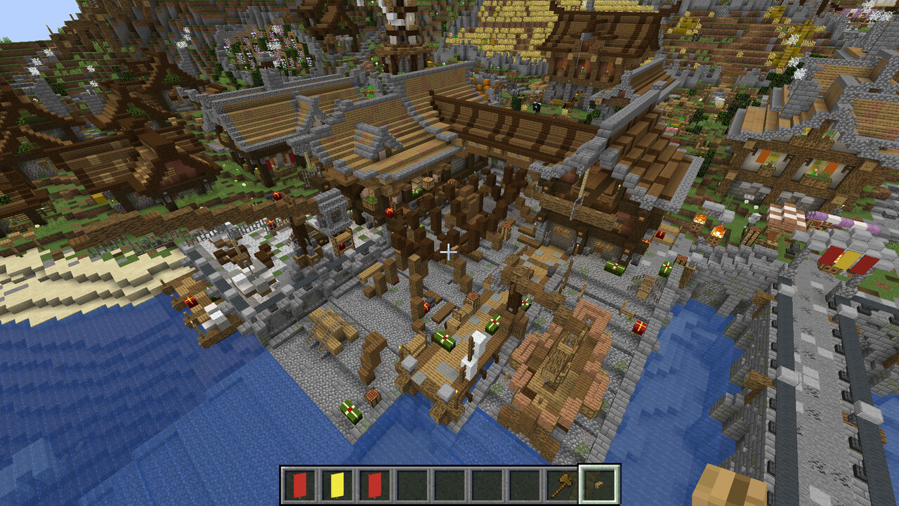 medieval shipyard - chaniter naval médiéval - mittelalterliche Werft Minecraft Map