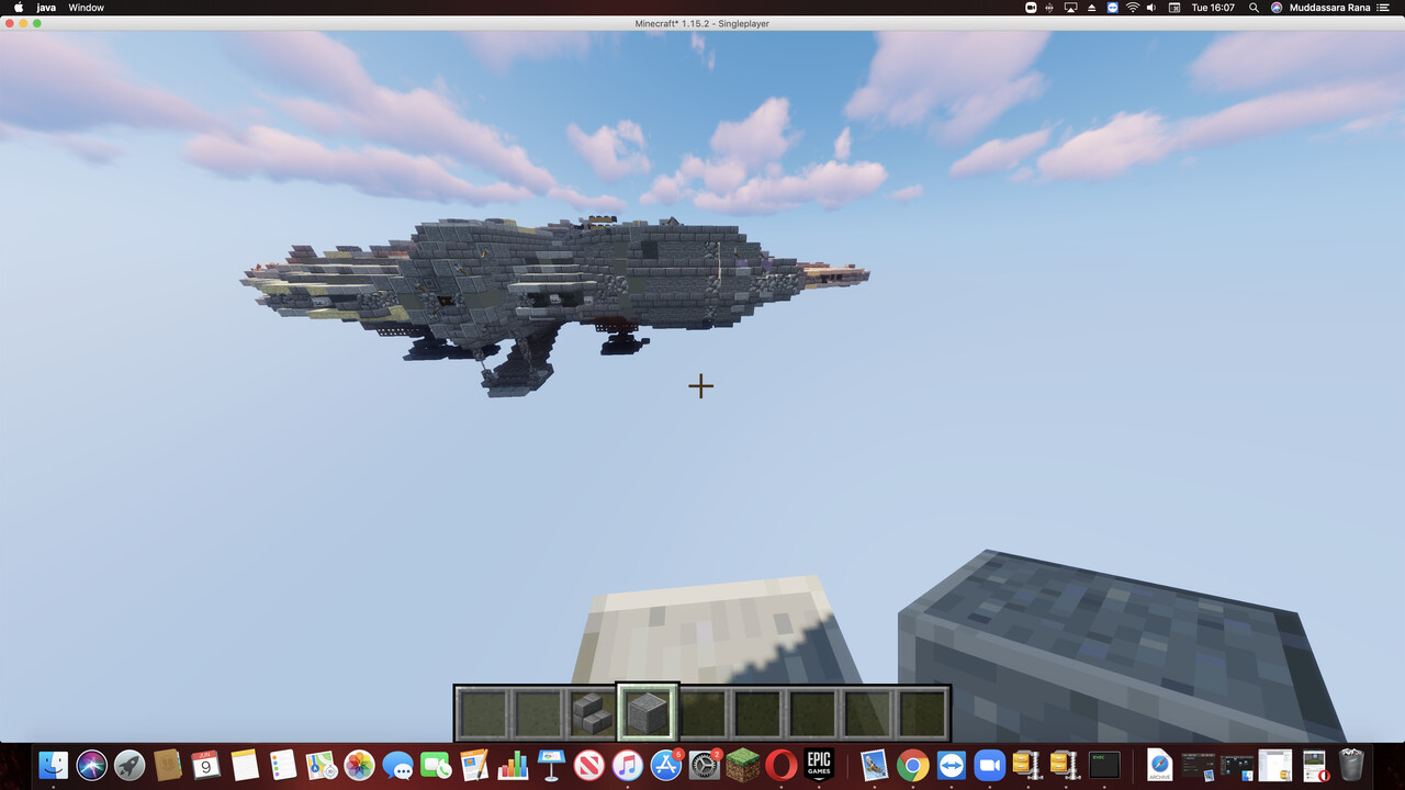 Star Wars Millenium Falcon 2:1 scale. Tutorial by Elcestrus Minecraft Map