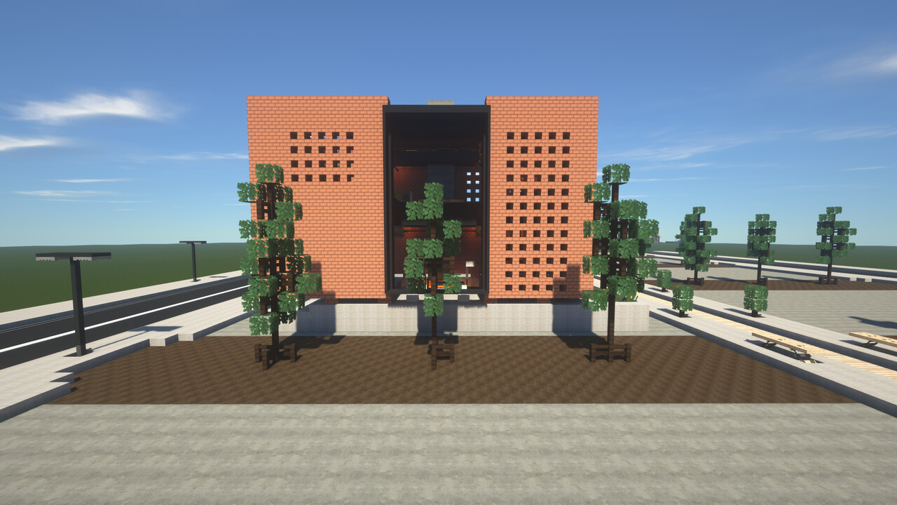 Industrial Brick Townhouse Minecraft Map