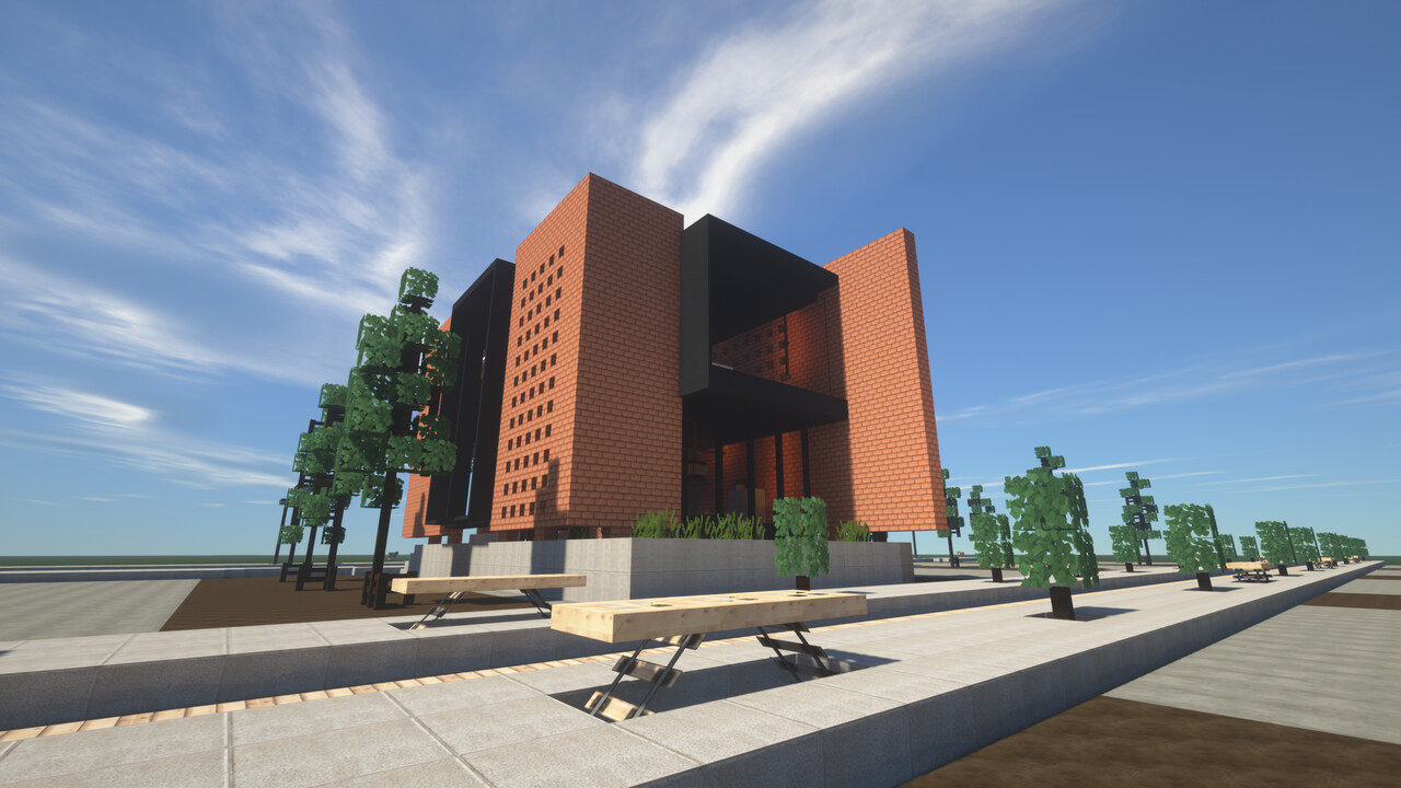 Industrial Brick Townhouse Minecraft Map