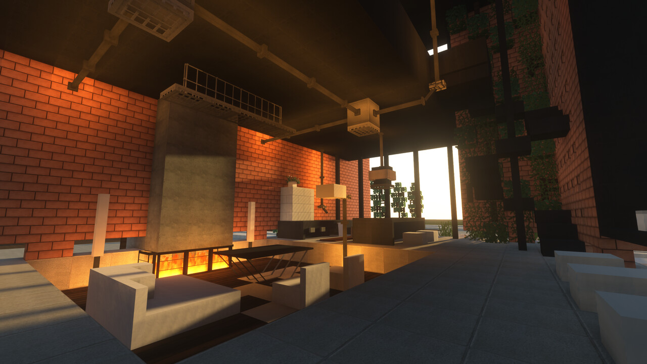 Industrial Brick Townhouse Minecraft Map