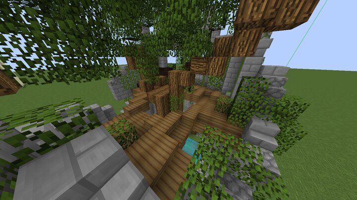 Overgrown Tower Ruins Minecraft Map